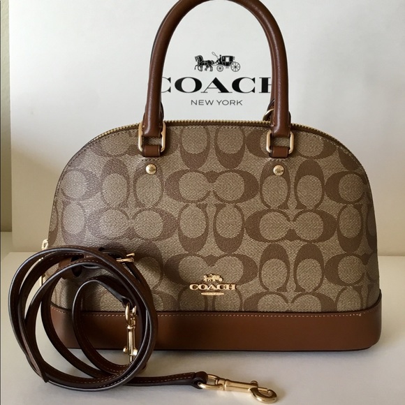 Coach | Bags | Coach Mini Sierra Satchel In Signature Nwt | Poshmark